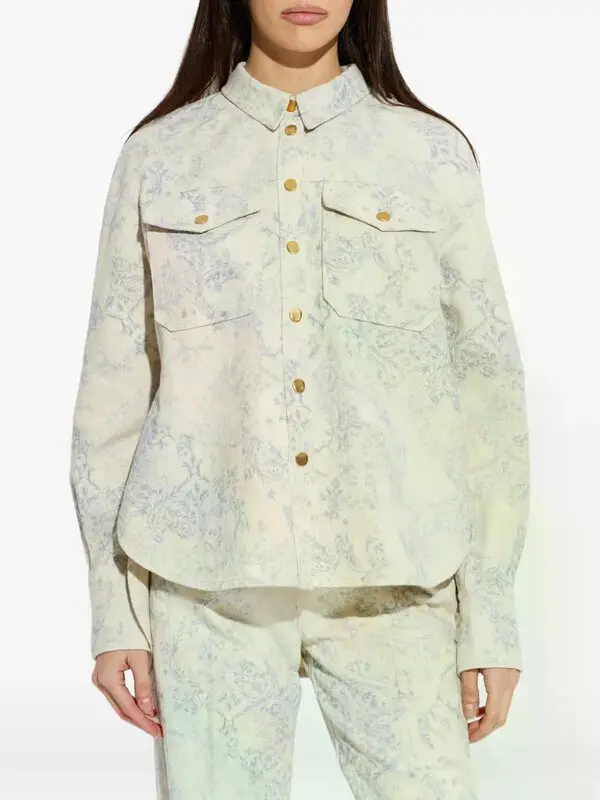 FORTE_FORTE Floral-print Shirt
