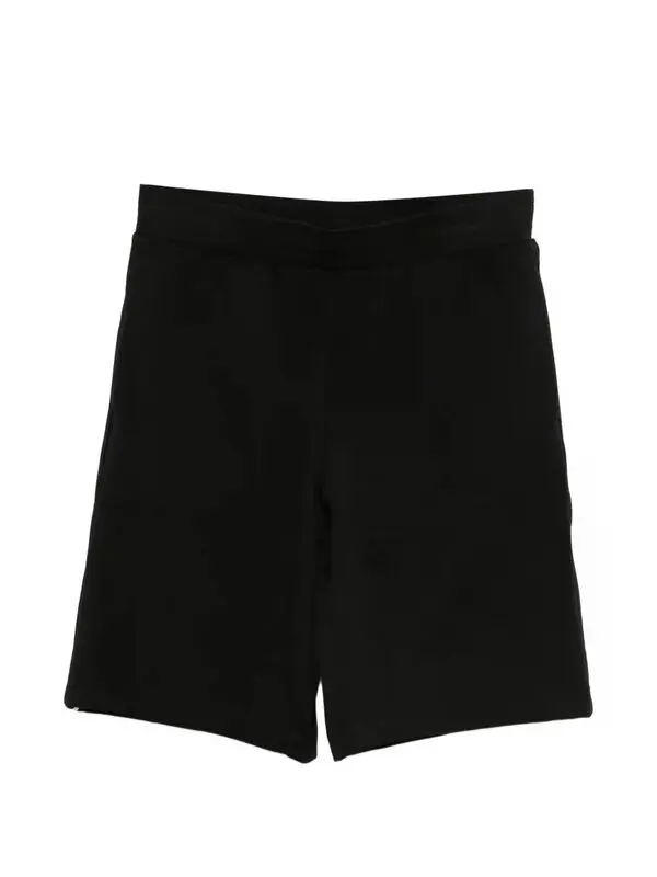 Emporio Armani Logo-patch Shorts - Black
