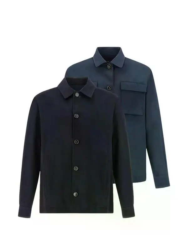 Paul & Shark Reversible Overshirt - Blue
