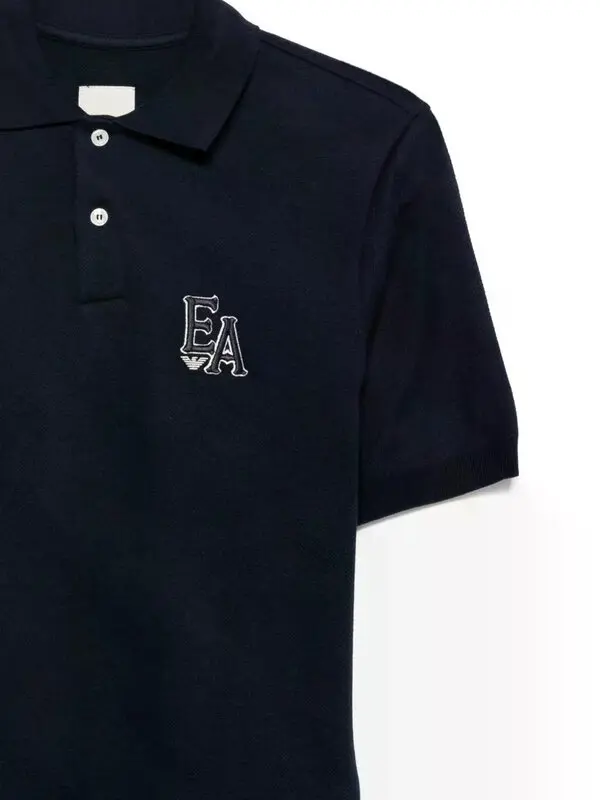 Emporio Armani Logo-appliqué Polo Shirt