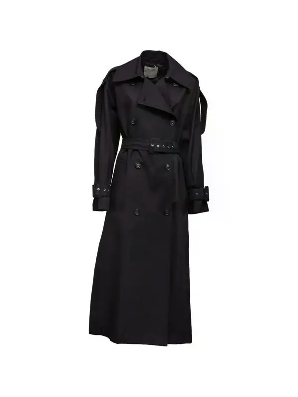 Sportmax Double-breasted Trench Coat