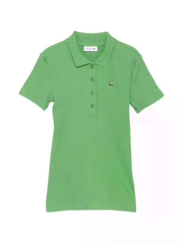Lacoste Ribbed Cotton Polo Shirt