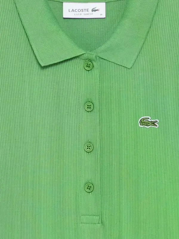 Lacoste Ribbed Cotton Polo Shirt