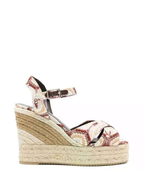 Missoni Woven Platform Espadrilles - Neutrals