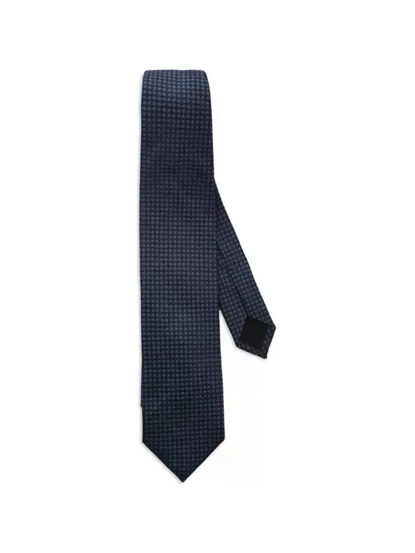 Corneliani Dotted Necktie - Blue