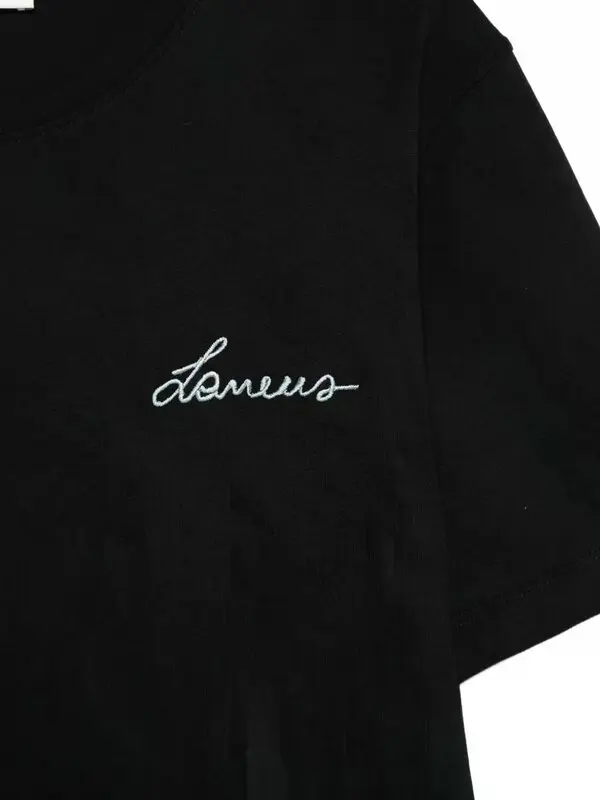 LANEUS Embroidered T-shirt