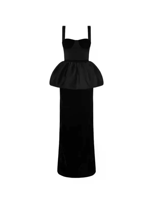MATTERS STORE Audrey Peplum Maxi Dress