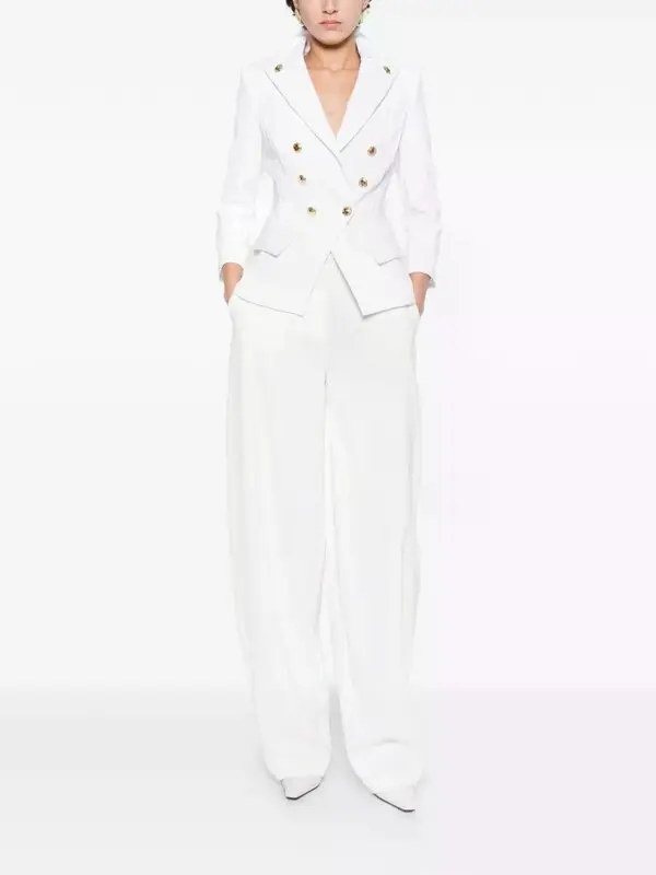 Elisabetta Franchi Button-detailed Double-breasted Blazer