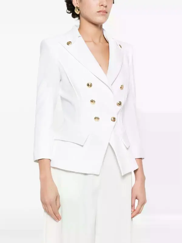Elisabetta Franchi Button-detailed Double-breasted Blazer
