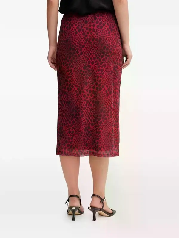 MARC AUREL Patterned Midi Skirt