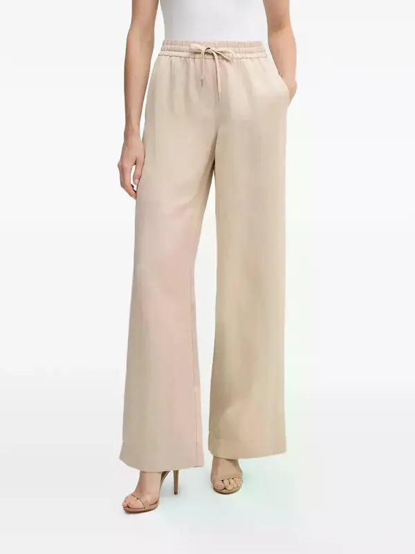 MARC AUREL Wide Leg Drawstring Trousers