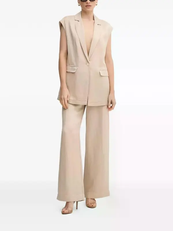 MARC AUREL Wide Leg Drawstring Trousers