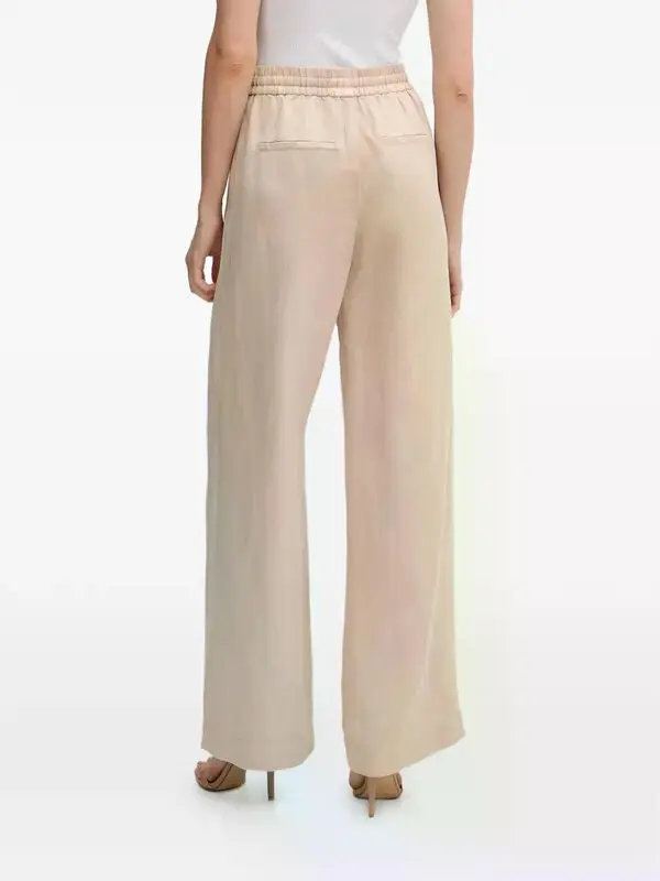 MARC AUREL Wide Leg Drawstring Trousers