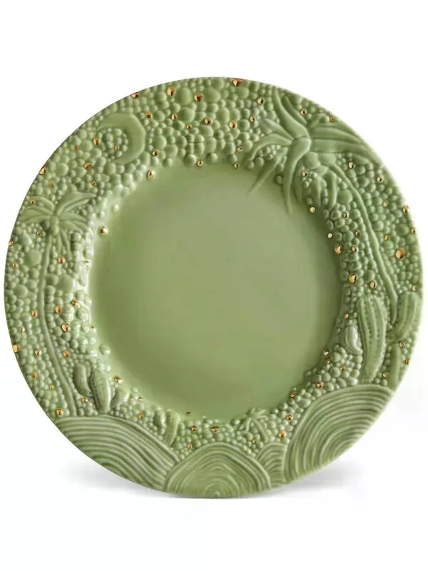 L'Objet Haas Mojave Porcelain Charger Plate - Green