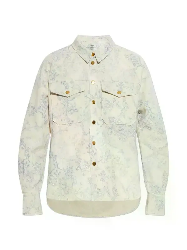 FORTE_FORTE Floral-print Shirt
