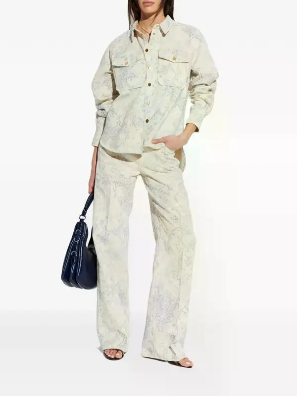 FORTE_FORTE Floral-print Shirt