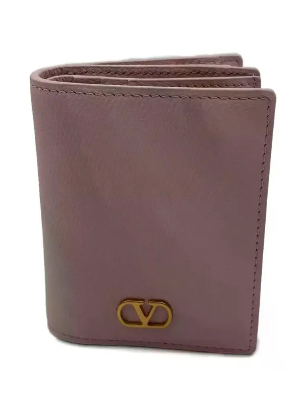 Valentino Garavani Logo-detail Wallet - Pink