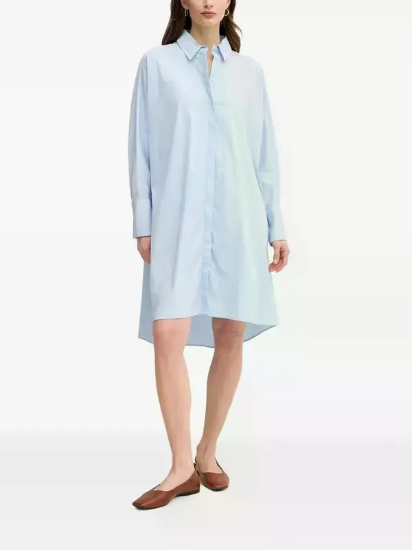 MOS MOSH Collared Asymmetric Shirt Dress