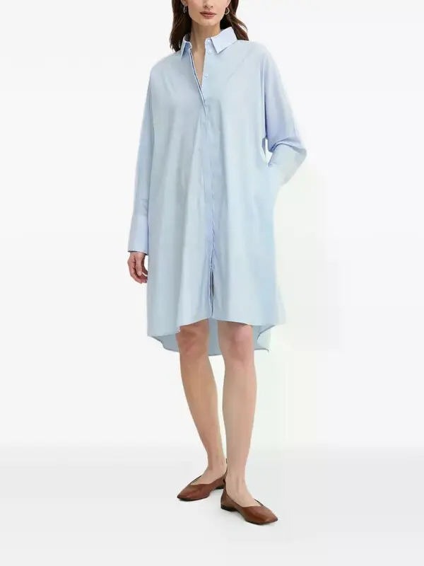 MOS MOSH Collared Asymmetric Shirt Dress