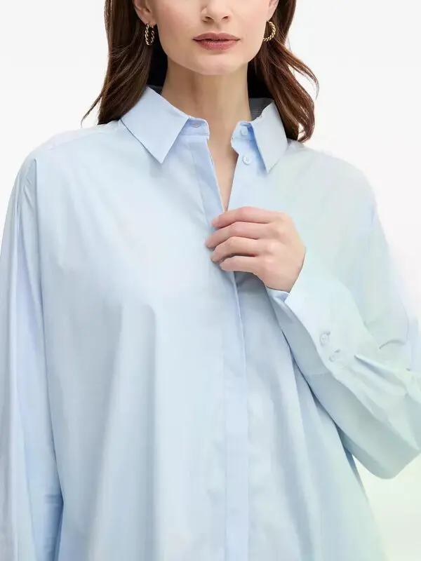 MOS MOSH Collared Asymmetric Shirt Dress