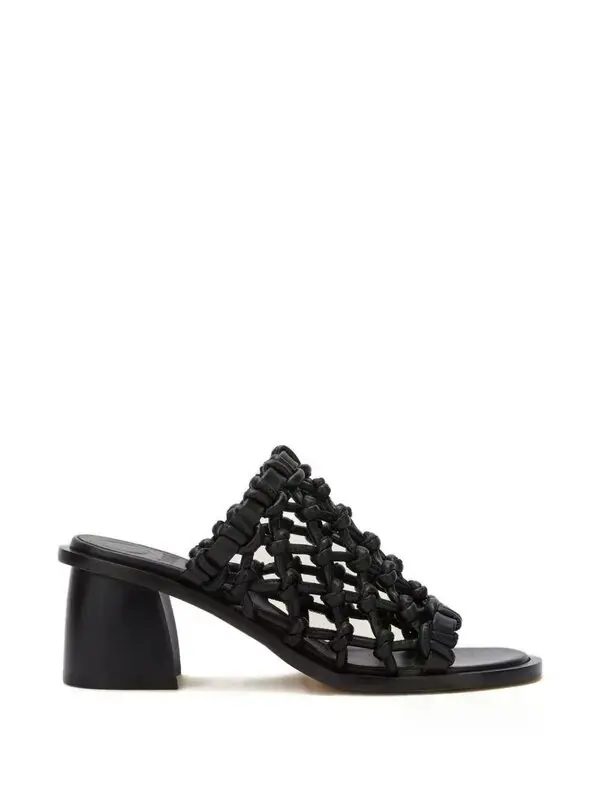 ODISSI Nour Braided Sandals - Black