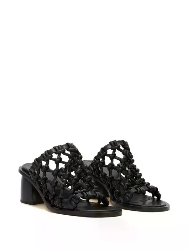 ODISSI Nour Braided Sandals - Black