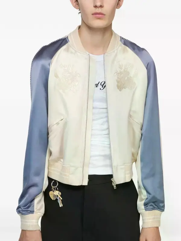 Acne Studios Logo-embroidered Bomber Jacket