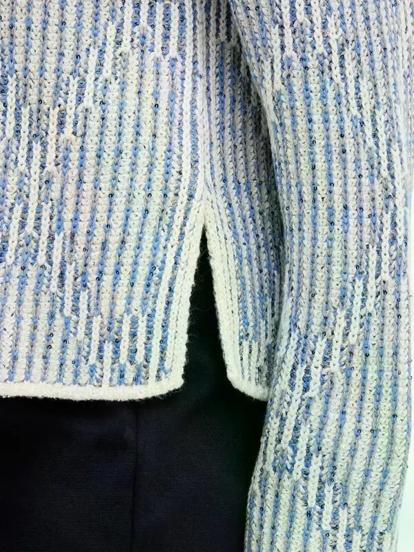 OUI Striped Crew-neck Sweater