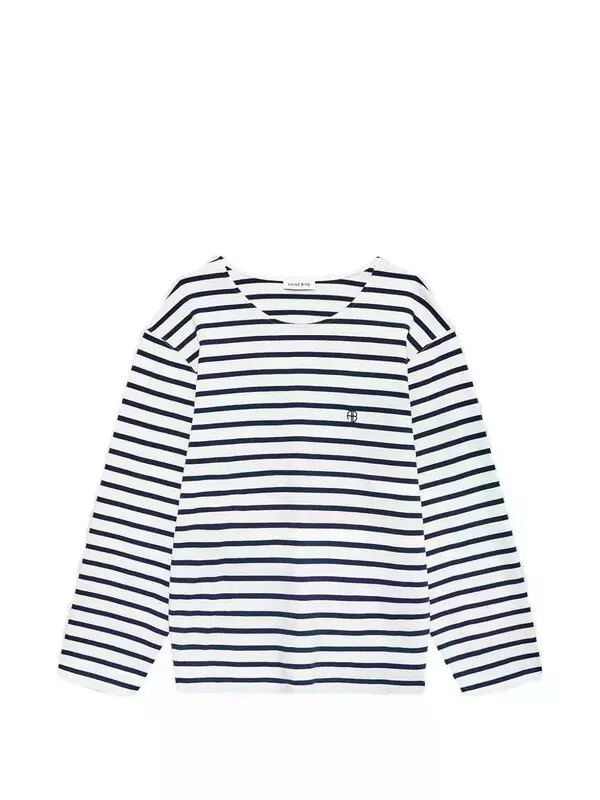 ANINE BING Striped Long-sleeved T-shirt