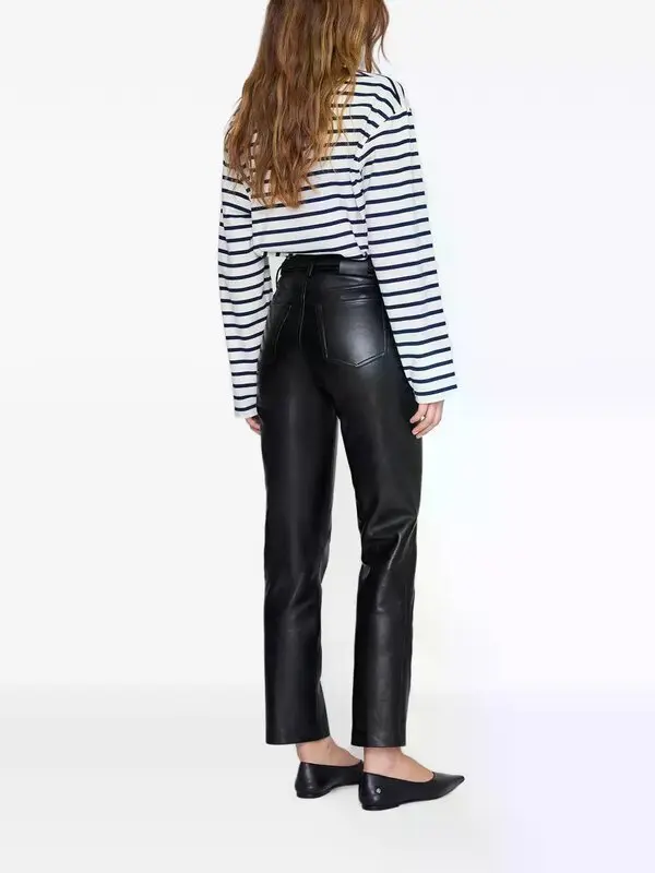 ANINE BING Striped Long-sleeved T-shirt