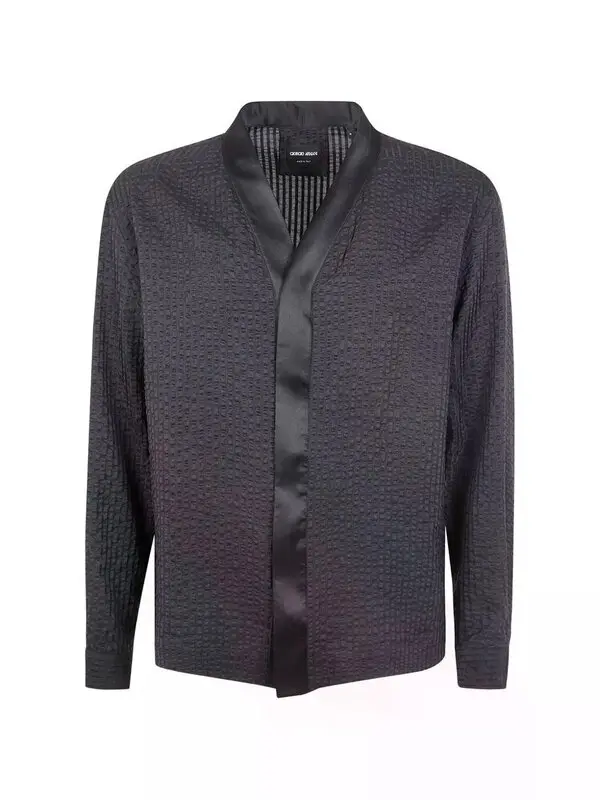 Giorgio Armani Textured Shirt Jacket
