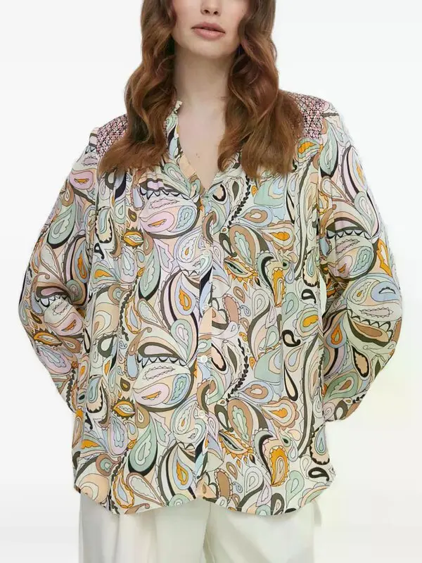 MOS MOSH Mmdetta Arzu Paisley-print Shirt