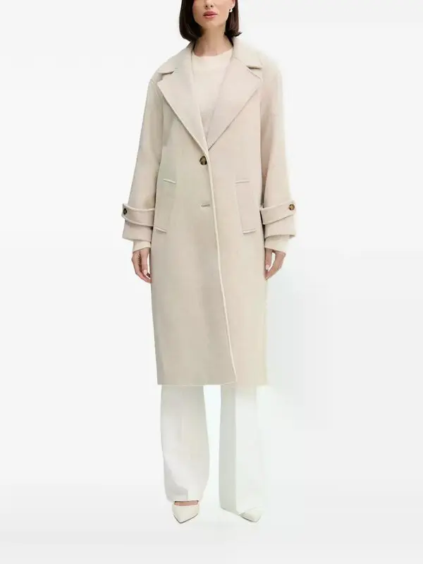 PEDRO DEL HIERRO Button-cuff Overcoat
