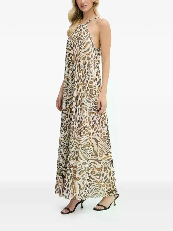 MARC AUREL Animal-print Maxi Dress