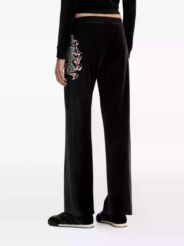 Juicy Couture Side-graphic Track Pants