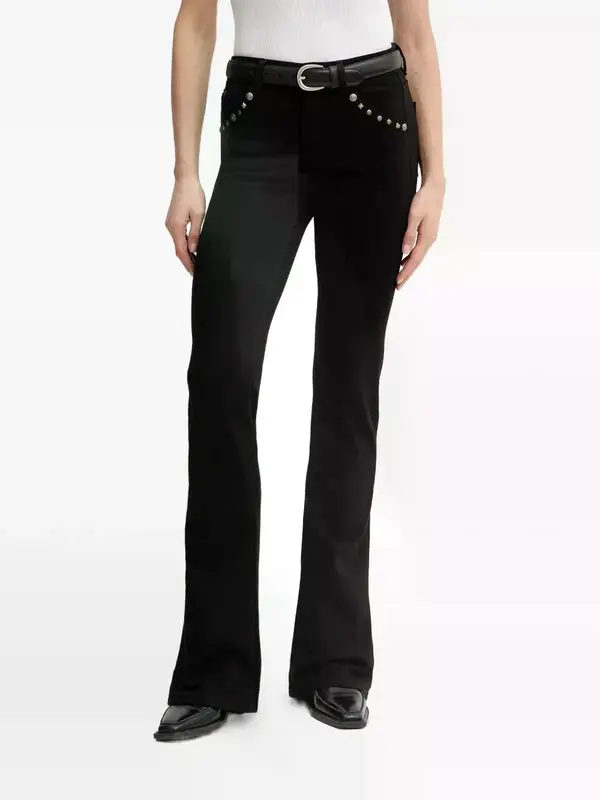 Miss Sixty Studded Flared Jeans