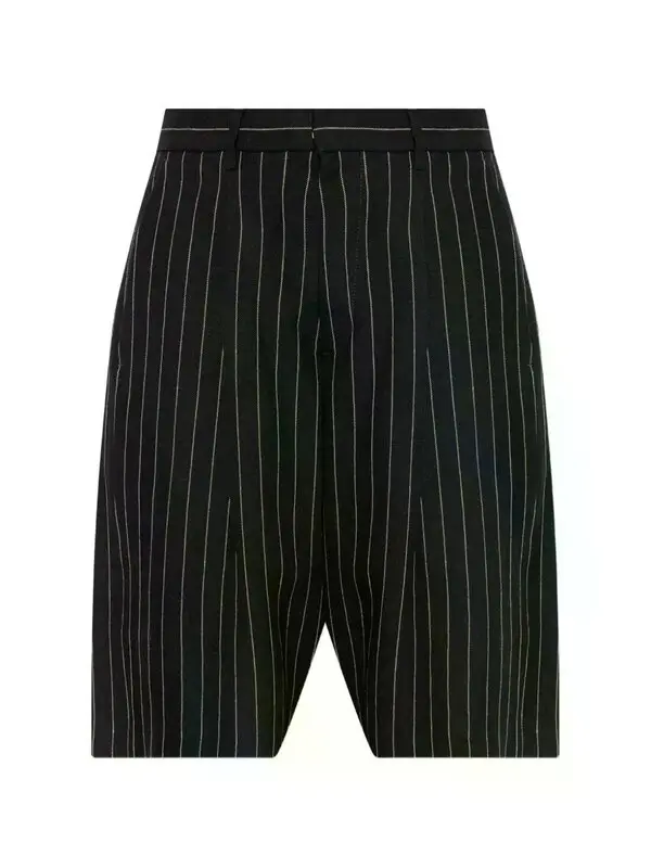 R13 Pinstripe Bermuda Shorts