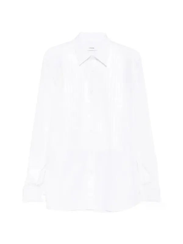 LARDINI Pleated Shirt