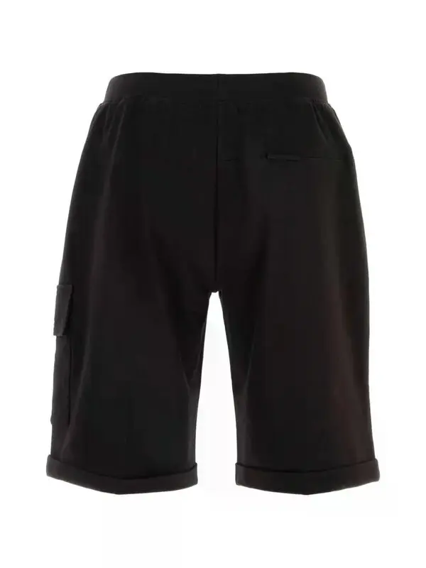 C.P. COMPANY Series Stretch Fleece Cargo Sweatshorts - Black