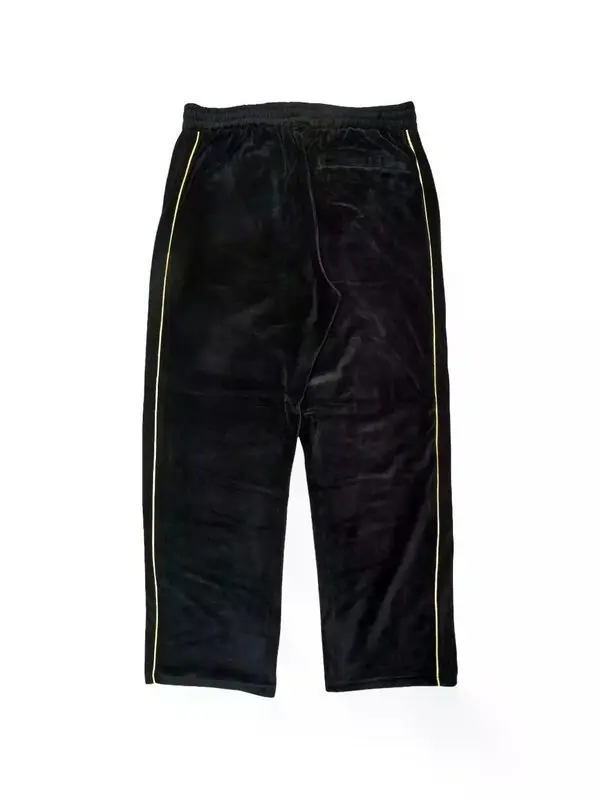 SP5DER Outline Velour Track Pants - Black