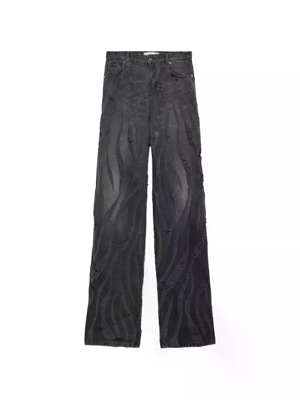 Blumarine Distressed Baggy Jeans