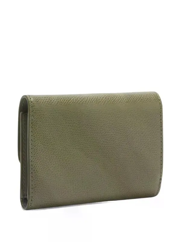 Furla Small Iride Grained Logo Wallet - Green