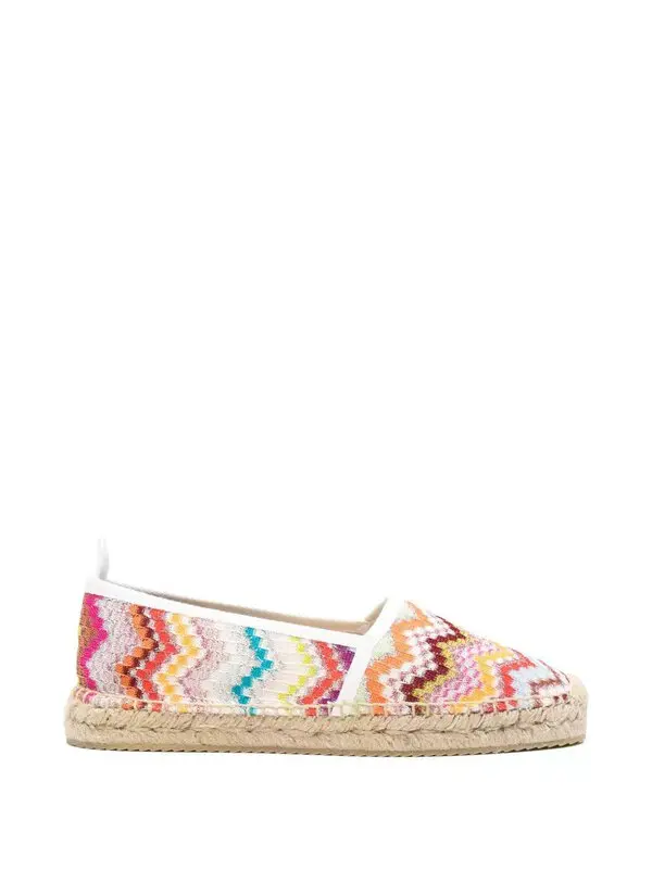 Missoni Chevron-pattern Espadrilles