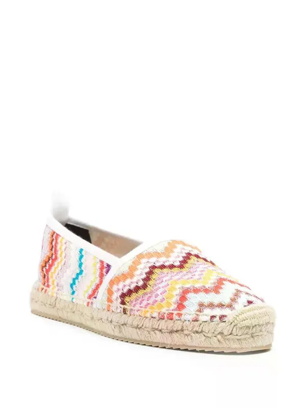 Missoni Chevron-pattern Espadrilles