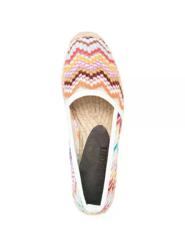Missoni Chevron-pattern Espadrilles