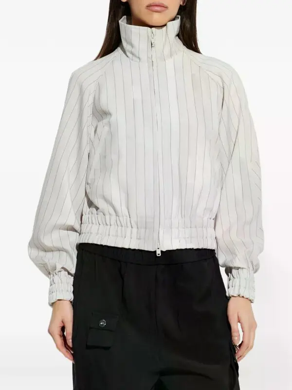 Y3 Striped Zip-up Jacket
