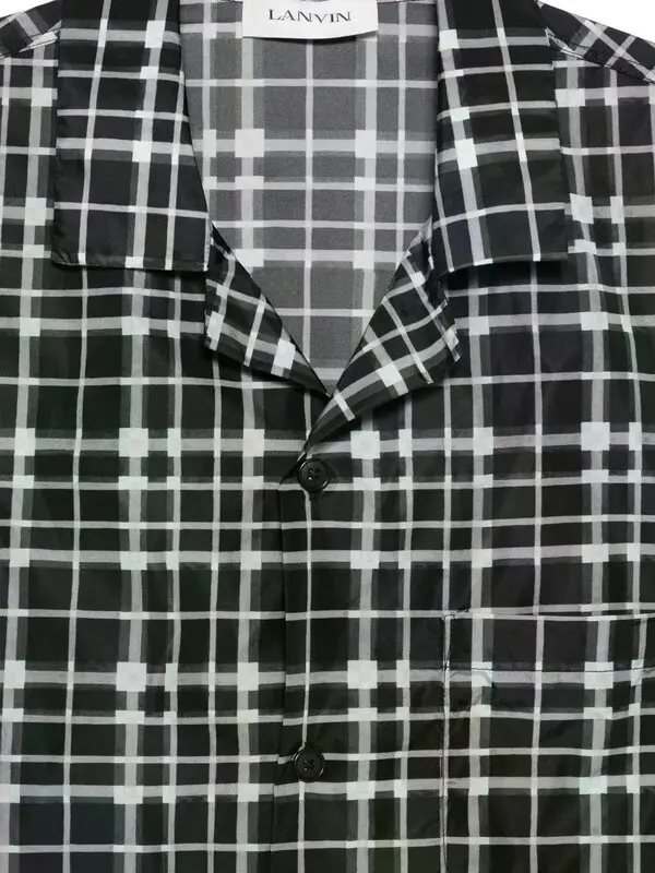 LANVIN Check-pattern Shirt