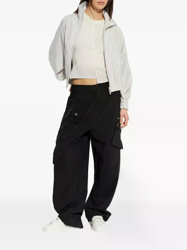 Y3 Zip-detail T-shirt - Neutrals