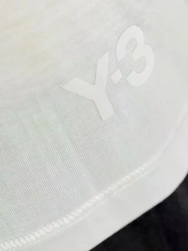 Y3 Zip-detail T-shirt - Neutrals