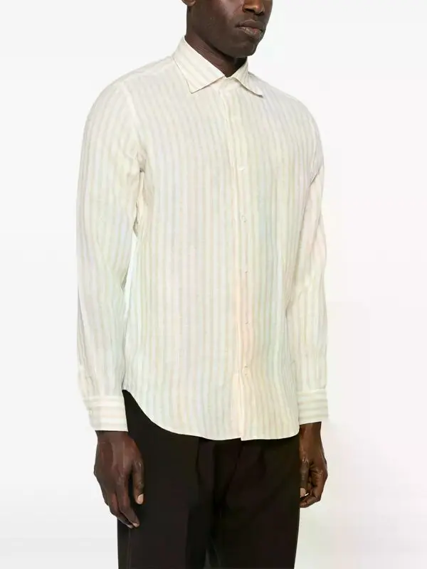 Eleventy Striped-pattern Shirt